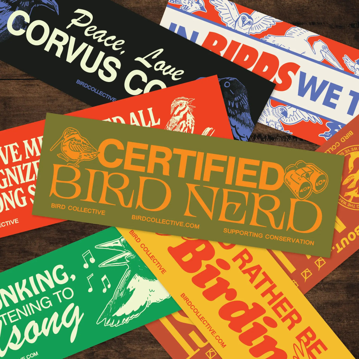 Bird Nerd Bumper Sticker | Bird Collective