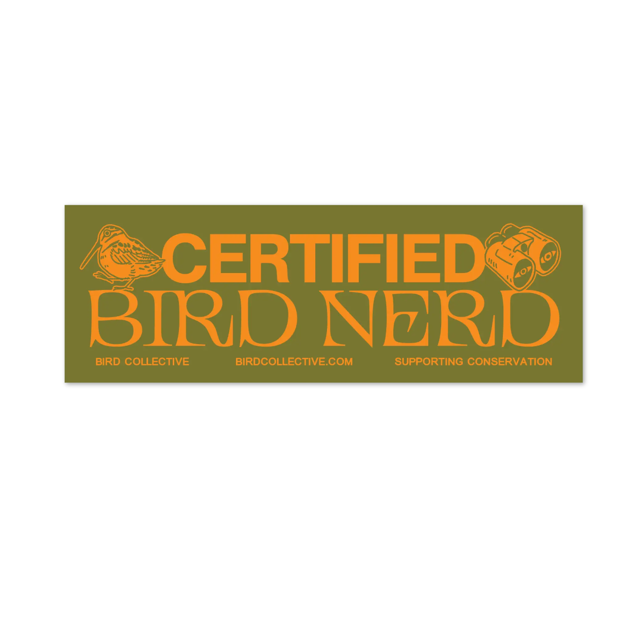 Bird Nerd Bumper Sticker | Bird Collective