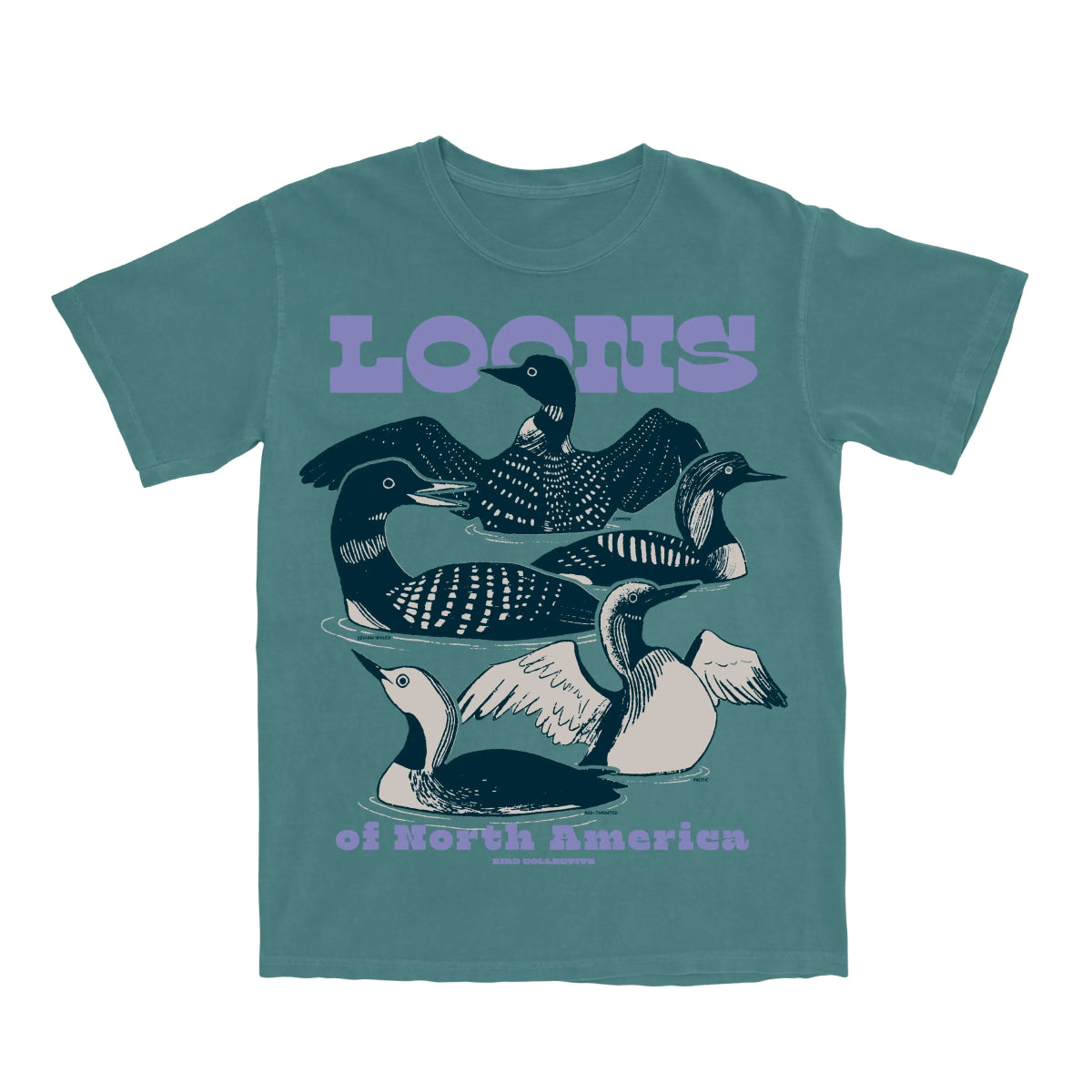 Loons of North America Tee - Bird Lover's Apparel – Bird Collective