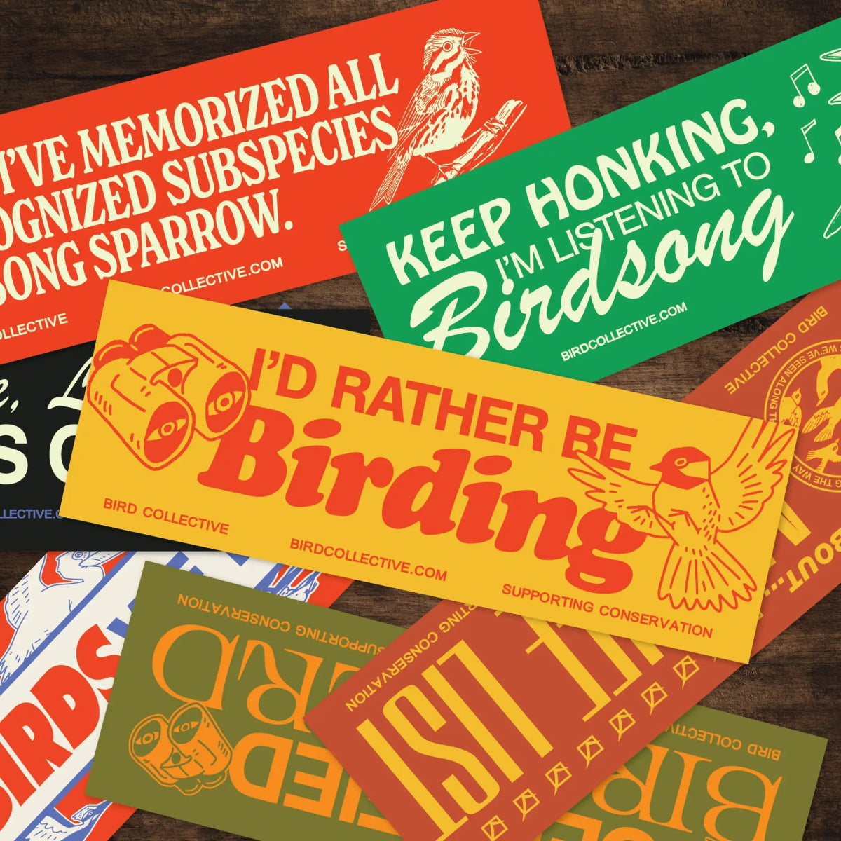 Rather Be Birding Bumper Sticker – Bird Collective