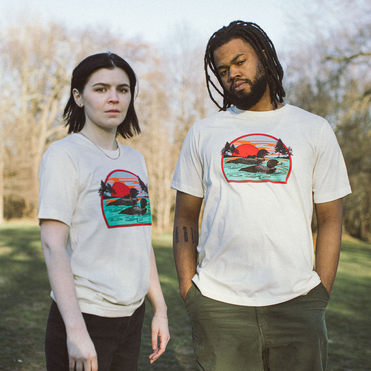 Retro Common Loon Lightweight Tee – Bird Collective